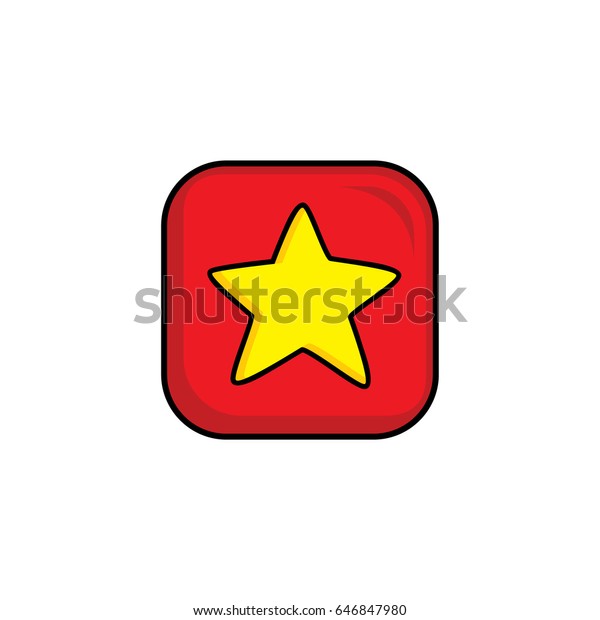 Star Video Game Asset Menu Icon Stock Vector (Royalty Free) 646847980 ...