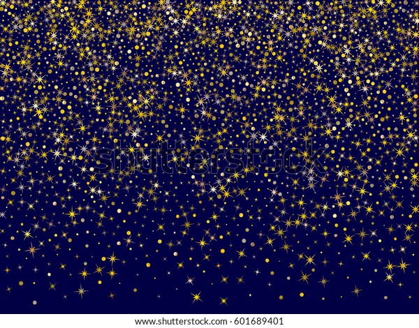 Starburst Vector Gold Stars Background On 库存矢量图（免版税）601689401 ...