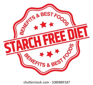 Starch Free Diet Vector Rubber Stamp Stock Vector (Royalty Free ...