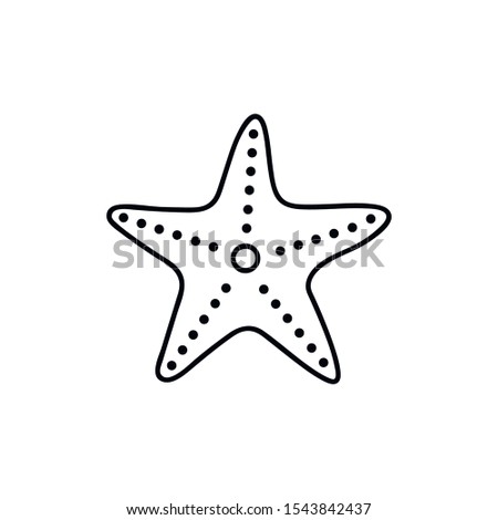 Starfish Outline | Free download on ClipArtMag