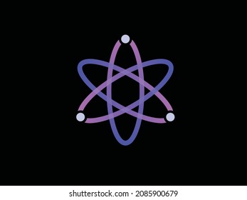 Starlight Circle Logo Icon Design Gradient Stock Vector (Royalty Free ...