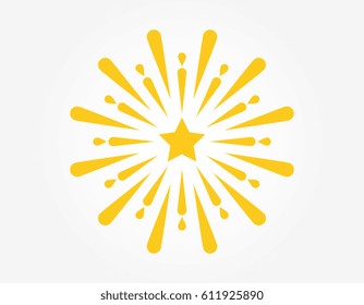 Starlight Star Burst Vector Illustration Stock Vector (Royalty Free ...