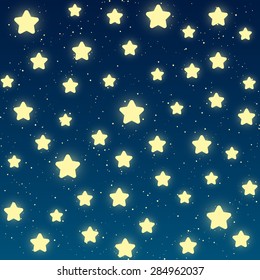 Starry Night Background Your Design Stock Vector (Royalty Free ...