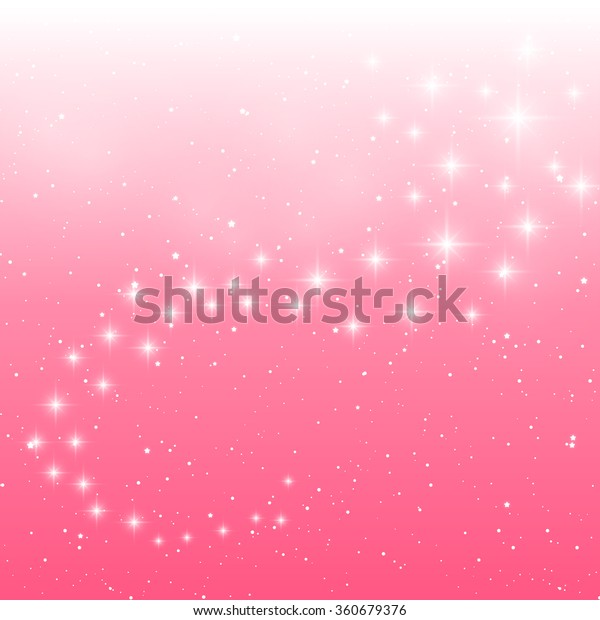 Starry Pink Background Your Design Stock Vector (Royalty Free ...