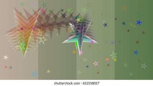 Stars Art Idea Stock Vector (Royalty Free) 652558057 | Shutterstock