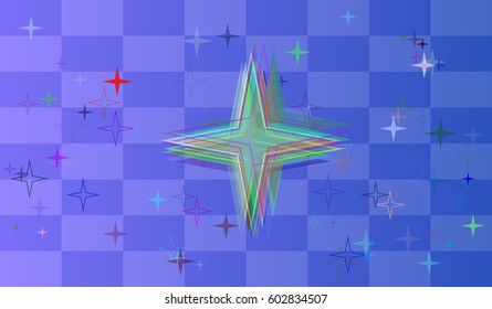 Stars Background Template Stock Vector (Royalty Free) 602834507