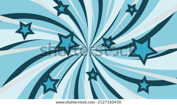Stars Comic Cartoon Background Desktop Stock Vector (Royalty Free ...
