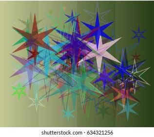 Stars Design Elements Stock Vector (Royalty Free) 634321256 | Shutterstock