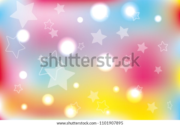 Stars Design Template Vector Colorful Background Stock Vector (Royalty ...