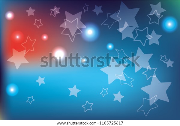 Stars Design Template Vector Colorful Background Stock Vector (Royalty ...