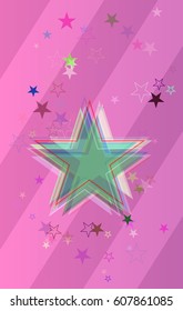 Stars Design Texture Stock Vector (Royalty Free) 607861085