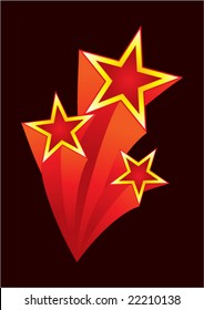Stars Explosion Stock Vector (Royalty Free) 22210138 | Shutterstock