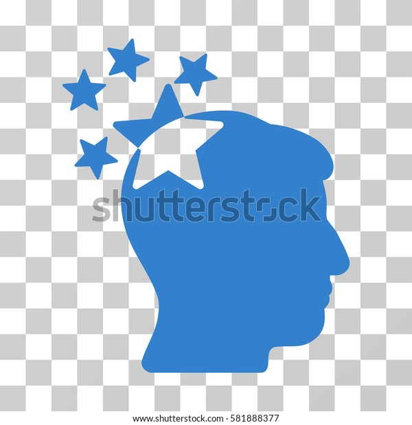 Stars Hit Head Vector Pictogram Illustration Stock Vector (Royalty Free ...