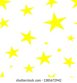 Stars Pattern Seamless Vector Pattern Clothes Stock Vector (Royalty ...