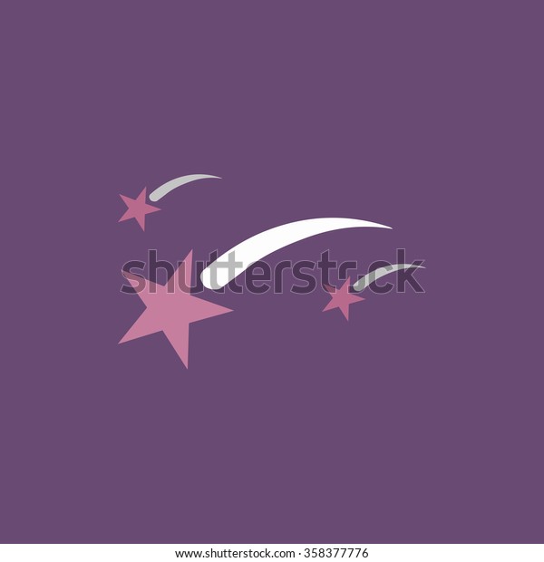 Stars Retro Dim Color Vector Flat Stock Vector (Royalty Free) 358377776 ...