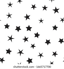 Stars Seamless Pattern Star Icons Texture Stock Vector (Royalty Free ...