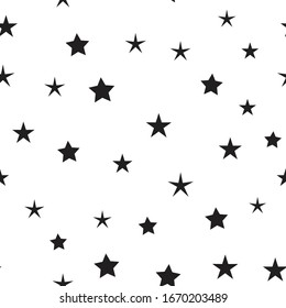 Stars Seamless Pattern Star Icons Texture Stock Vector (Royalty Free ...
