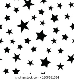 Stars Seamless Pattern Star Texture Background Stock Vector (Royalty ...