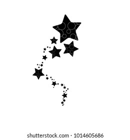 Stars Star Design Tattoos Stock Vector (Royalty Free) 1014605686 ...