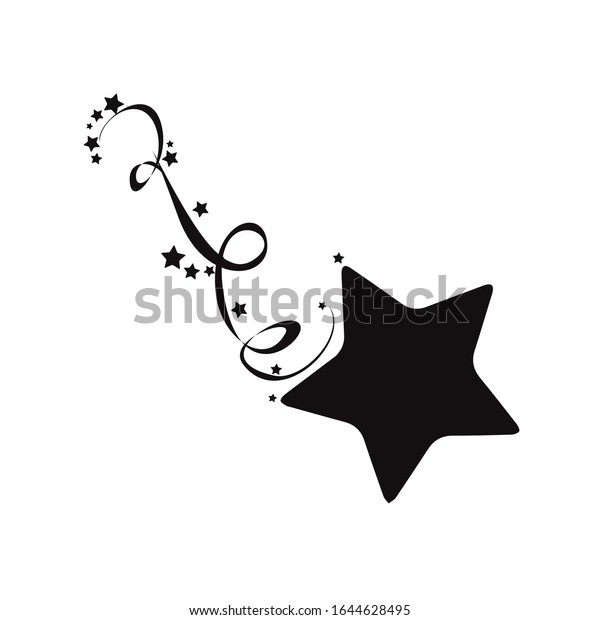 Stars Star Design Tattoos Stars Stock Vector (Royalty Free) 1644628495 ...