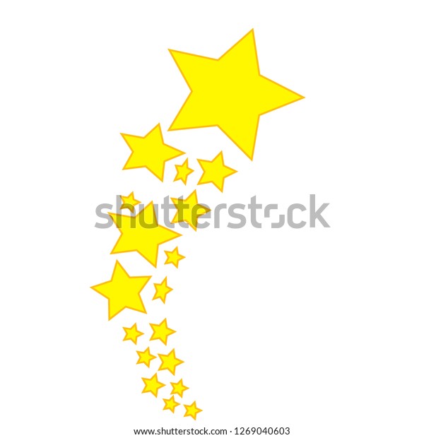 Stars Star Design Yellow Stock Vector (Royalty Free) 1269040603 ...