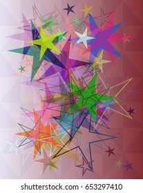 Stars Texture Design Stock Vector (Royalty Free) 653297410 | Shutterstock