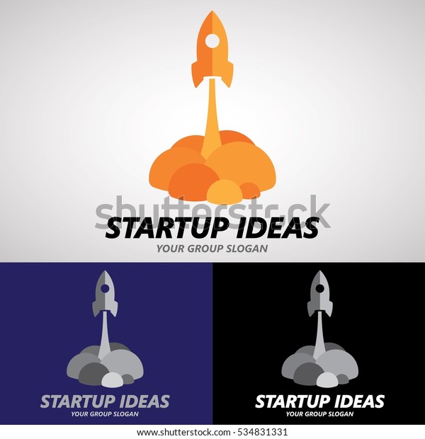 Start Ideas Logo Design New Generation Stock Vector (Royalty Free ...
