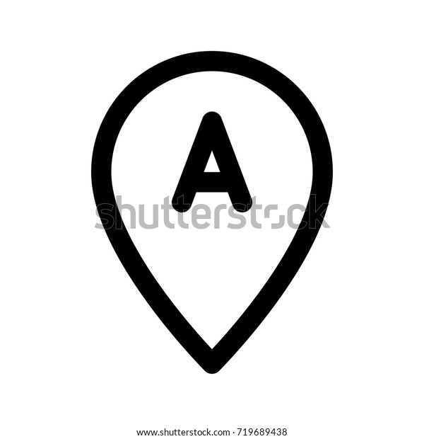 Start Location Stock Vector (Royalty Free) 719689438 | Shutterstock