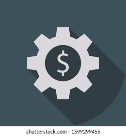 Startup Flat Icons Currency Setting Stock Vector (Royalty Free ...