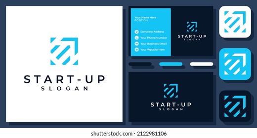 Startup Launch Arrow Solution Fast Speed Stock Vector (Royalty Free ...