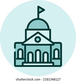 State Office Building Illustration Vector On Stock Vector (Royalty Free ...