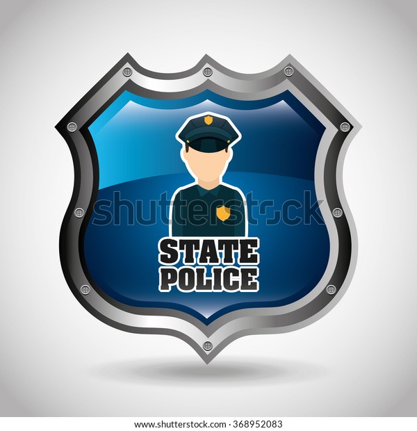 State Police Design Stock Vector (Royalty Free) 368952083 | Shutterstock