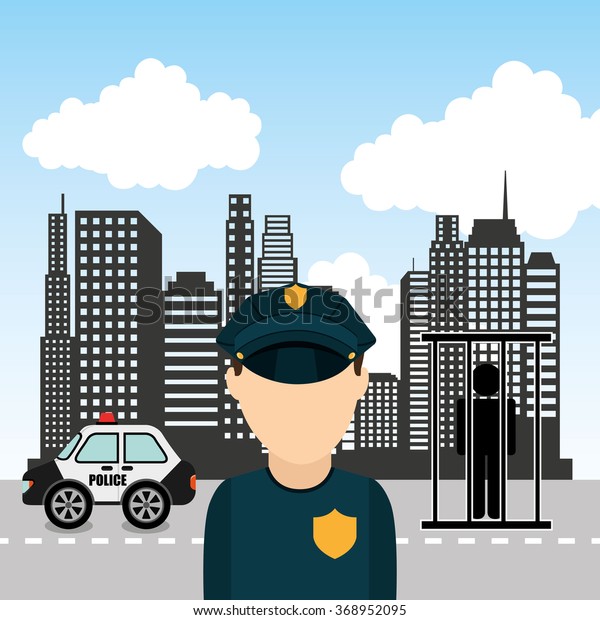 State Police Design Stock Vector (Royalty Free) 368952095 | Shutterstock