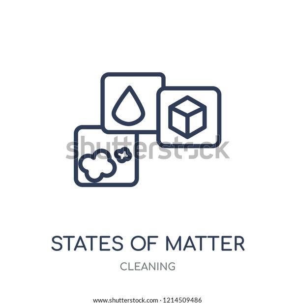 States Matter Icon States Matter Linear Stock Vector (Royalty Free ...