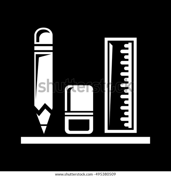 Stationary Icon Stock Vector (Royalty Free) 495380509
