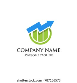 Statistic Financial Logo Stock Vector (Royalty Free) 787136578 ...
