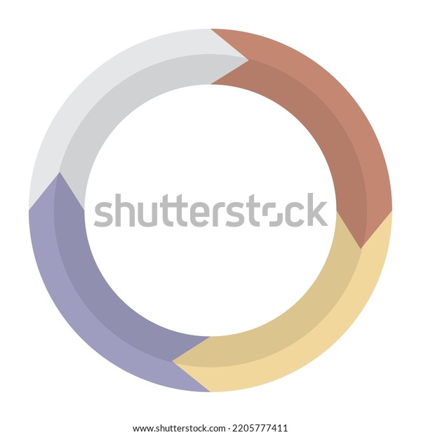 Statistics Arrows Around Infographic Icon Stock Vector (Royalty Free ...
