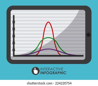 Statistics Graphic Design Vector Illustration Stock Vector (Royalty ...