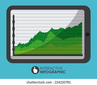Statistics Graphic Design Vector Illustration Stock Vector (Royalty ...