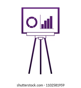 Statistics On Whiteboard Purple Lines Stock Vector (Royalty Free ...