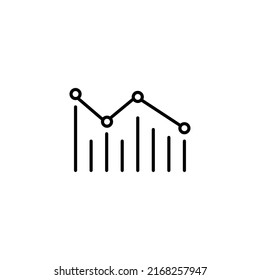 Statistics Vector Icon Infographic Chart Symbol Stock Vector (Royalty ...