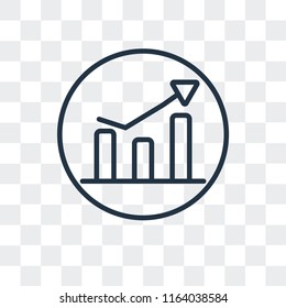 Stats Vector Icon Isolated On Transparent Stock Vector (Royalty Free ...