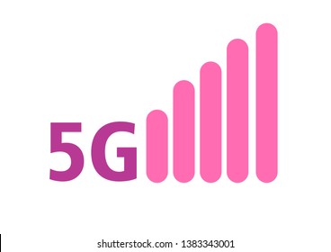 Status Bar 5g Network Connection Stock Vector (Royalty Free) 1383343001 ...