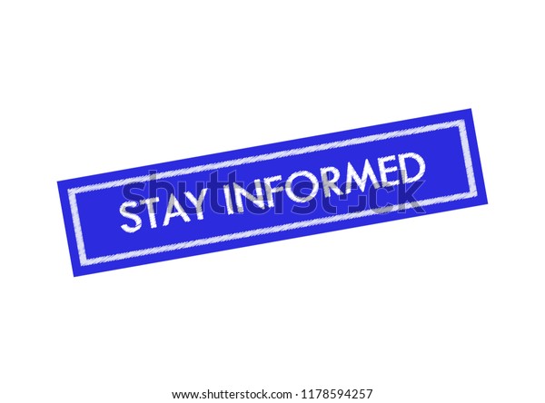 Stay Informed Banner Vector Illustration Stock Vector (Royalty Free ...