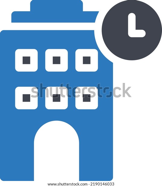Stay Time Vector Illustration On Transparent Stock Vector (Royalty Free ...