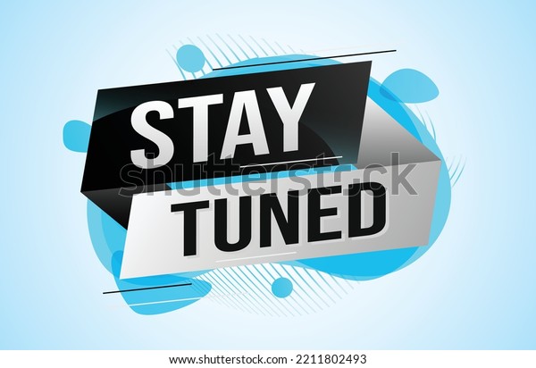Stay Tuned Word Concept Vector Illustration Stock Vector (Royalty Free ...