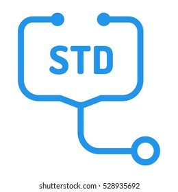 Std Sexual Transmitted Disease Badge Stethoscope 库存矢量图（免版税）528935692 ...