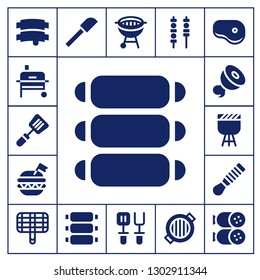 Steak Icon Set 17 Filled Steak Stock Vector (Royalty Free) 1302911344 ...