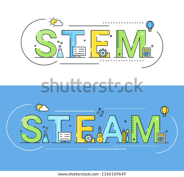 Steam Steam Education Approaches Concept Vector Stock Vector (Royalty ...