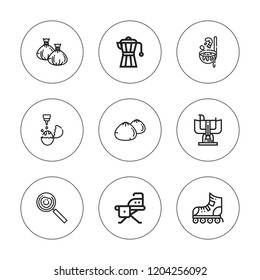 Steam Icon Set Collection 9 Outline Stock Vector (Royalty Free ...